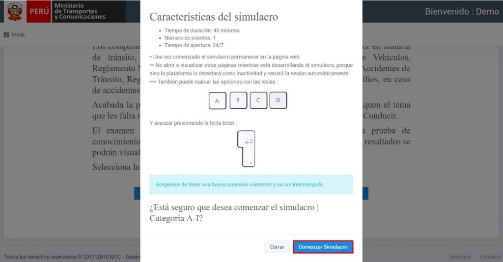 Examen MTC: Test de Manejo Actualizado + 40 Preguntas